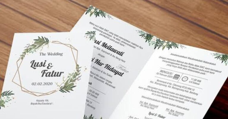 7 Jenis Kertas Undangan Paling Populer Untuk Acara Nikah