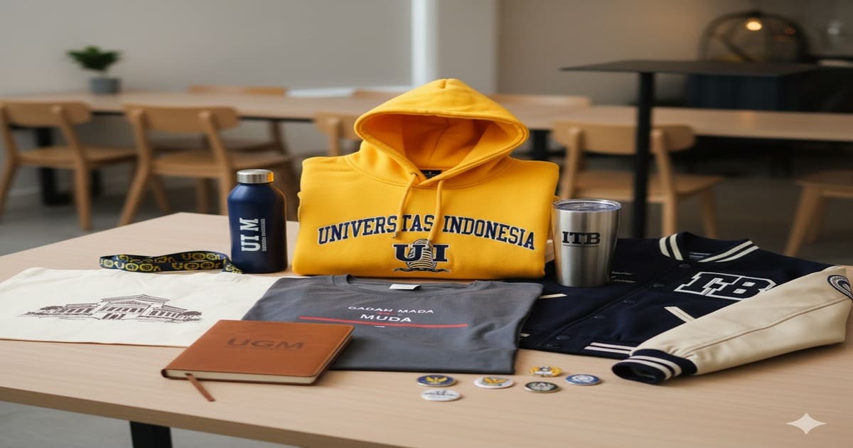 15 Contoh Merchandise Kampus untuk Branding dan Acara
